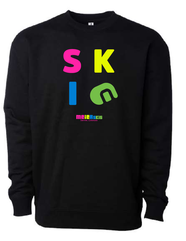 Neon SKI heavyweight Sweatshirt | Meier Skis Apparel